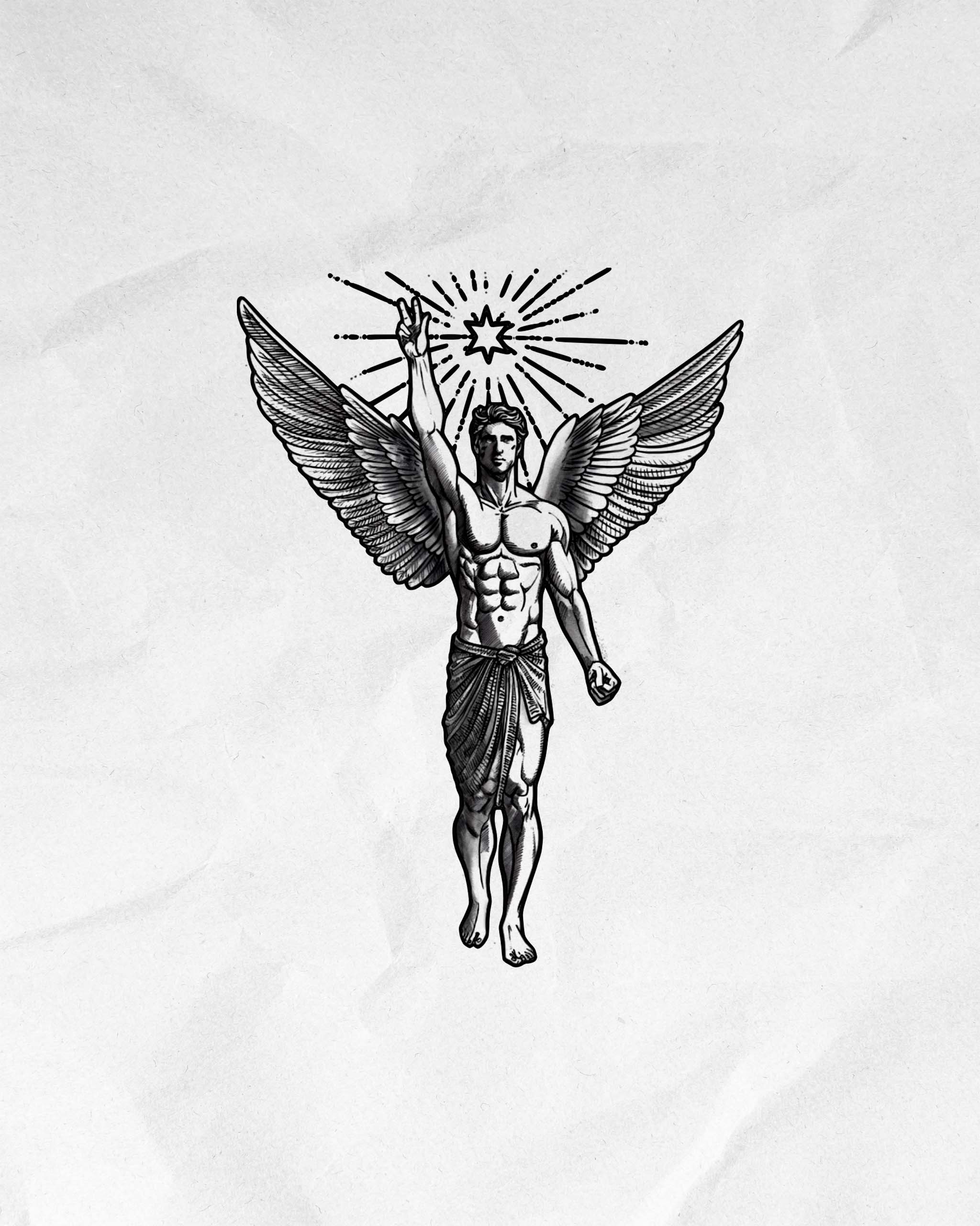 N°528 - Ange Gabriel – Magic Tattoo®